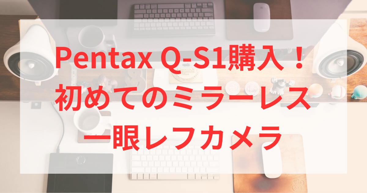 Pentax Q-S1購入！初めてのミラーレス一眼レフカメラ | ベターライフブログ